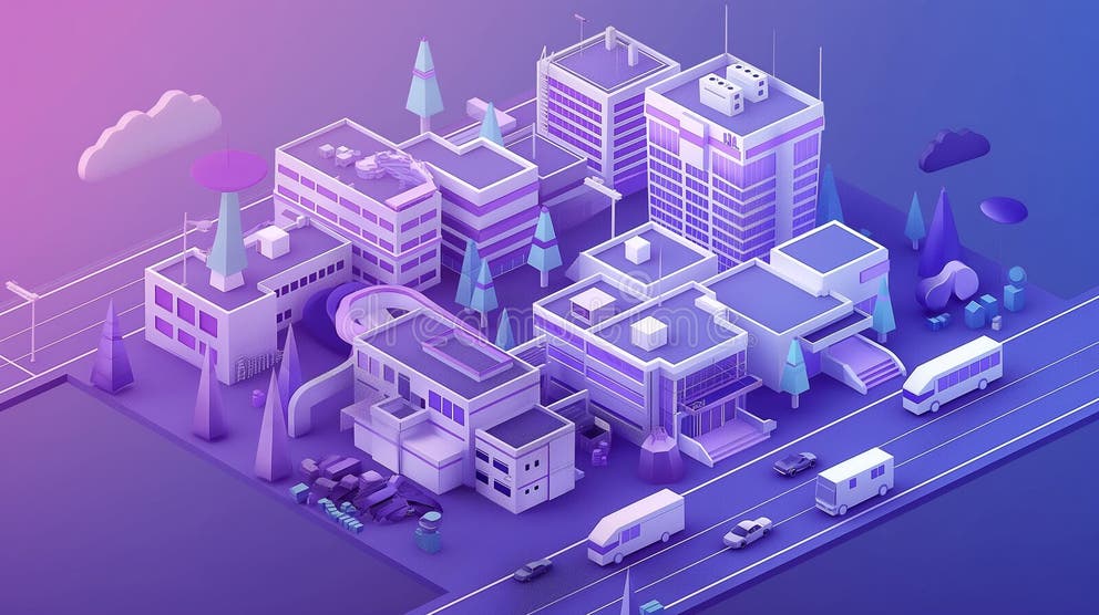 3D Isometric Vector AI Optimizing Hospital Resource Allocation Stock ...