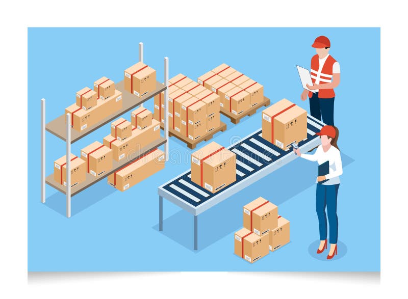 Warehouse Worker Checking Goods Pallet Stock Illustrations – 75 ... Warehouse Worker Checking Goods Pallet Stock Illustrations – 75 ...