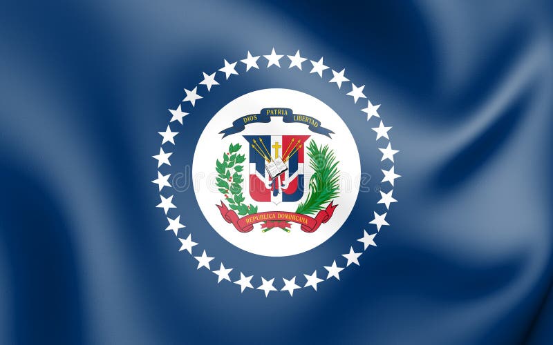 Escudo De Armas De La República Dominicana Stock de ilustración ...