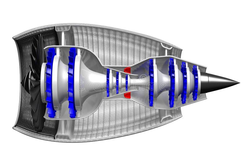 Jet Engine Cross Section Stock Illustrations – 61 Jet Engine Cross ...