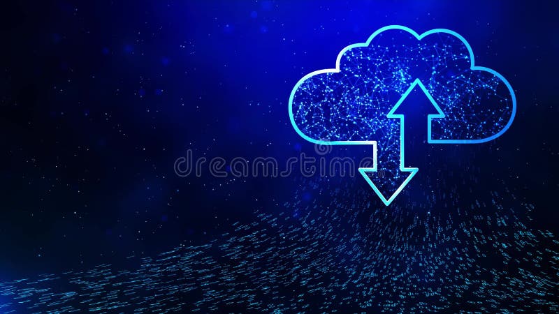 Abstract Data Center, Data Flow 3D 4K Abstract Technology Big Data Loop ...