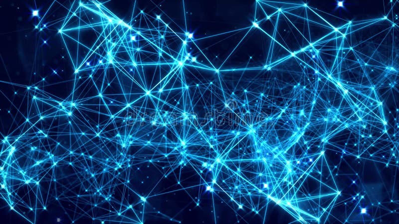 3d 4k Loop Abstract Plexus Shapes Backgrounds Animation. Stock Footage ...