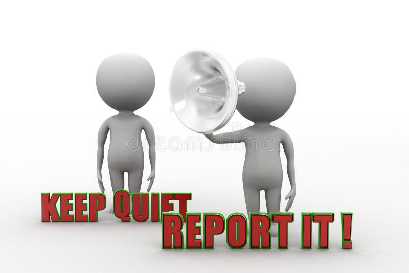 Keep Quiet Vs Report it Weighing Options Do Right Thing Stock ...