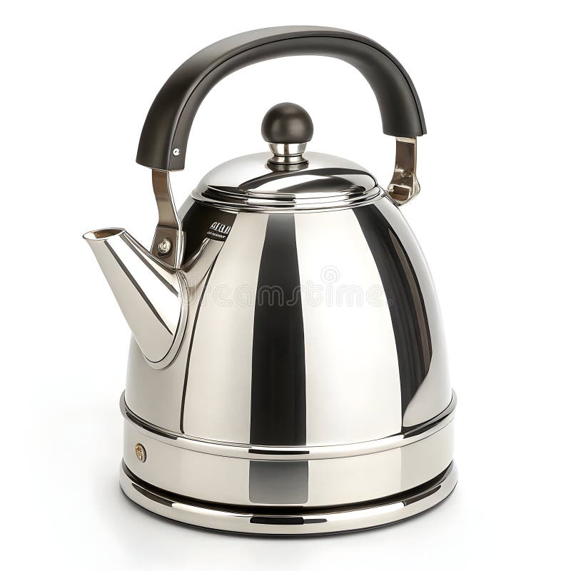 3D Kettle Isolated on White Background Stock Illustration ...