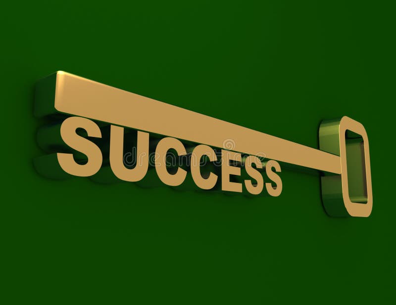 3D Key for Success . 3d Illustration Stock Illustration - Illustration ...
