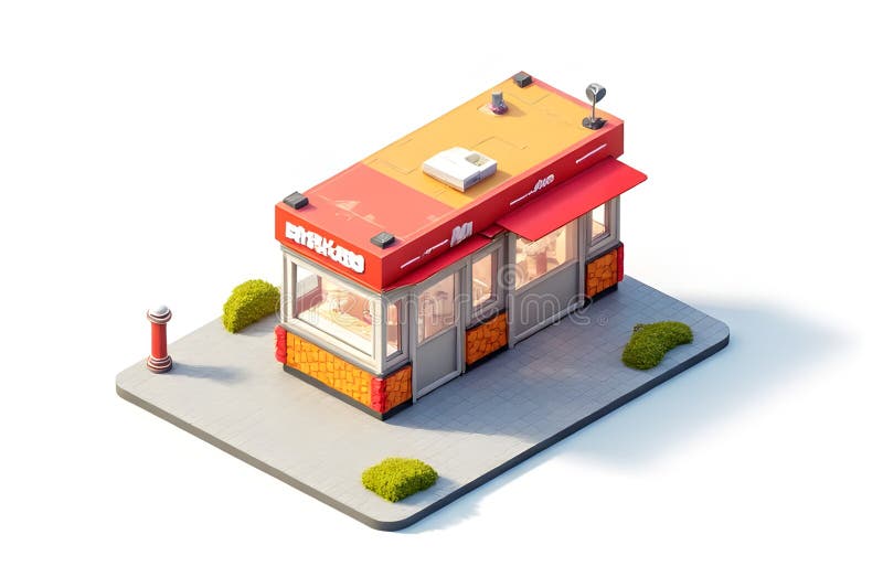 3D Kiosk for Shops, Small Size, Can Be Moved Anytime and Easily Stock ...