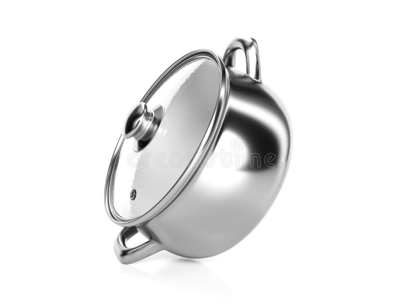 3d Kitchen Pan Concept. 3d Rendered Illustration Stock Illustration ...