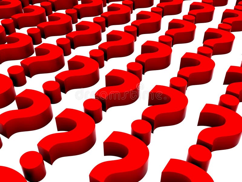 3d question marks stock illustration. Illustration of artistic - 3545075