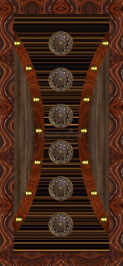 Best Door Skin Design, Background Wallpaper Stock Illustration ...