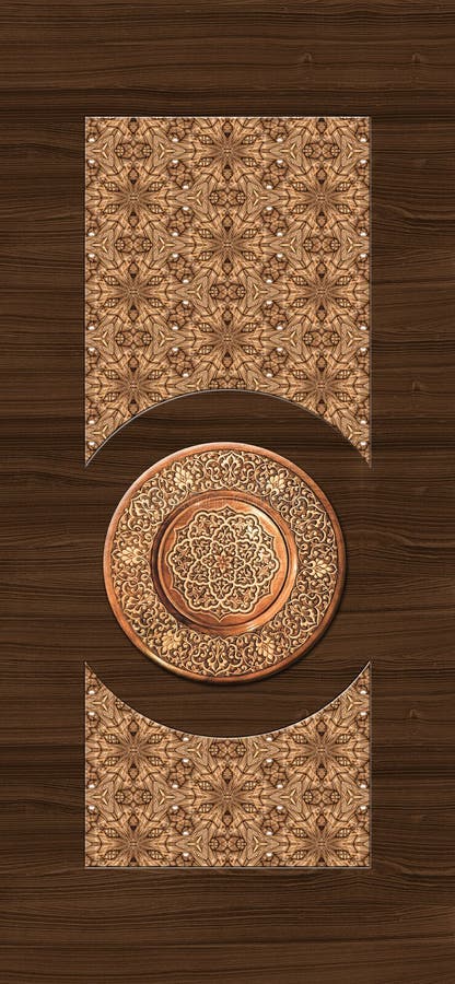 Best Door Skin Design, Background Wallpaper Stock Illustration ...