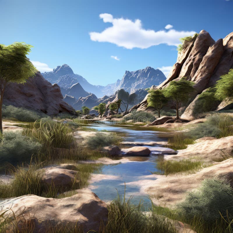 D Landscape Modeling Designing and Modeling Three Dimensioal L Stock ...