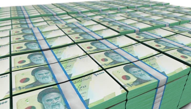 3D Large Stack of 100 Malaysia Ringgit Banknote Stock Illustration ...