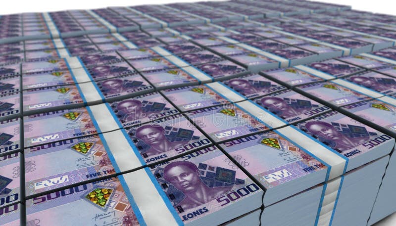 Stack of 5000 Sri Lankan Rupee Notes. Stock Illustration - Illustration ...