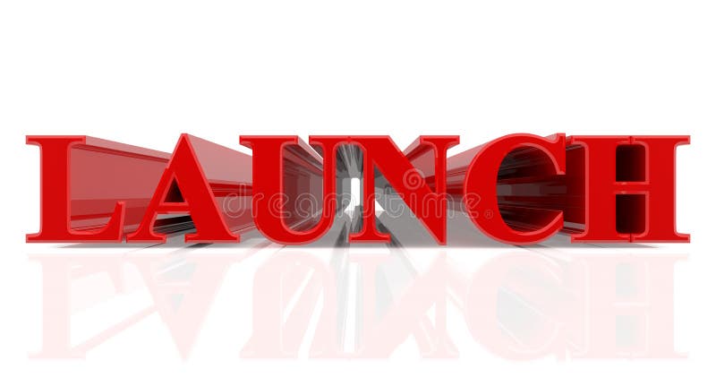 Launch Word Road Street Up Direction New Business Product Company Stock ...