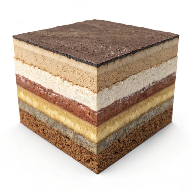 Layers 3D illustration stock illustration. Illustration of ...