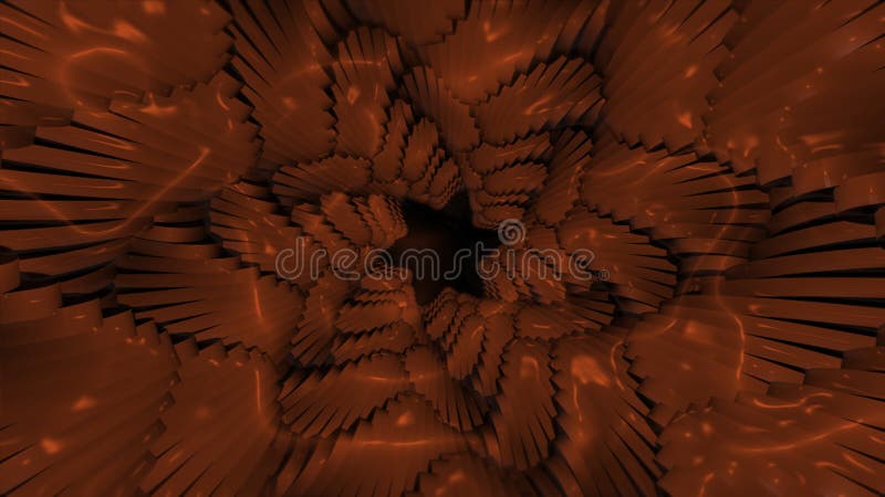 3D Layers Move in Shape of Star. Motion. Layers Move in Spiral with ...