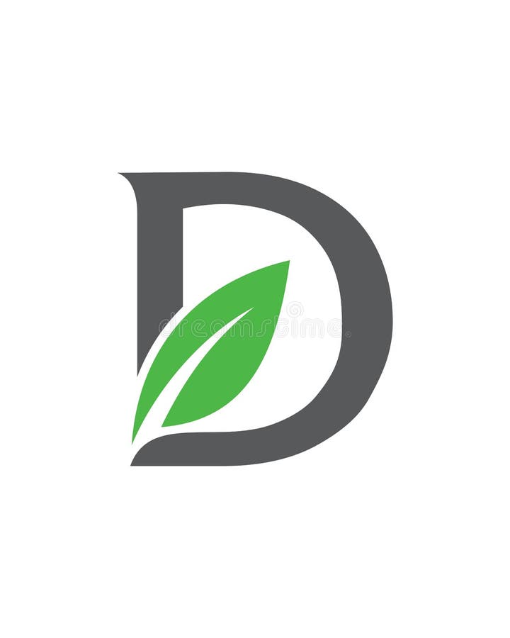 D Leaf Logo , Nature Logo Vector Stock Vector - Illustration of ...