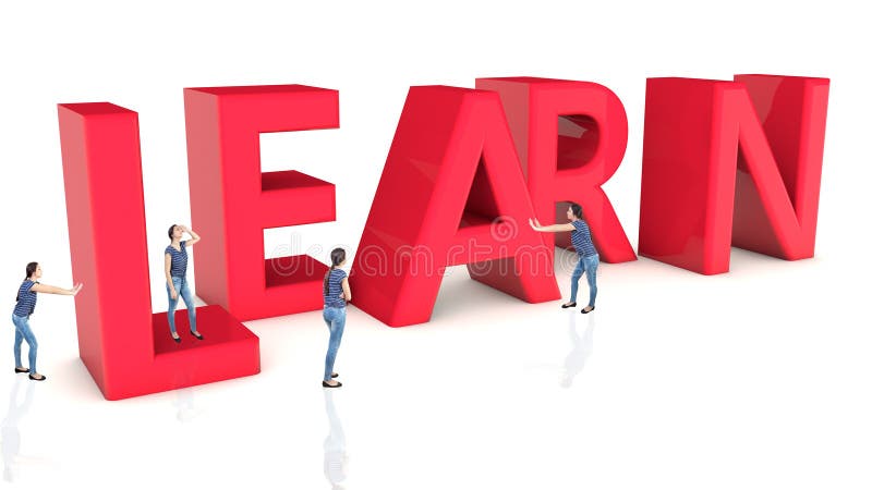 Learn stock illustration. Illustration of study, isolated - 15031725