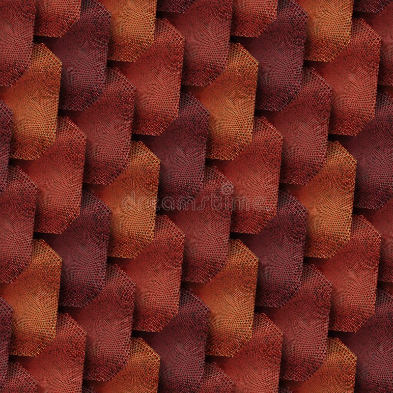 3D Leather Seamless Background Tile Stock Illustration - Illustration ...