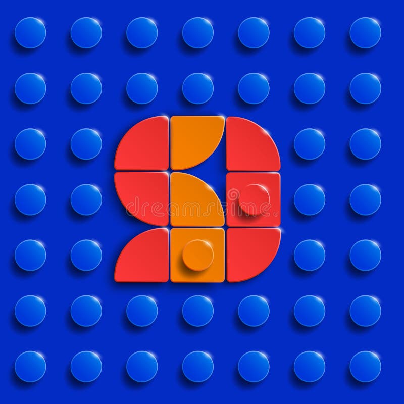 Lego Numbers and Symbols in Colorful Blocks Drawing Pack Set Stock ...