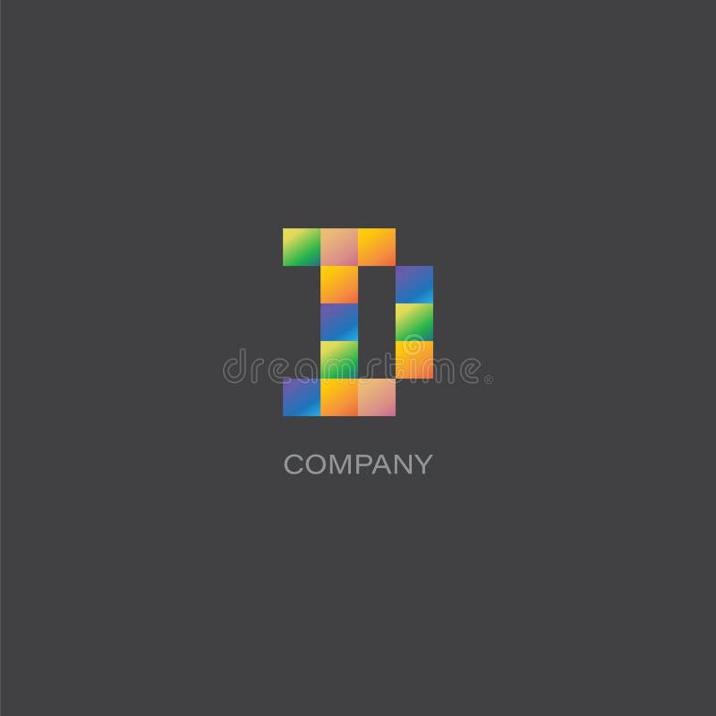 D letter company Logo stock vector. Illustration of emblem - 92628441