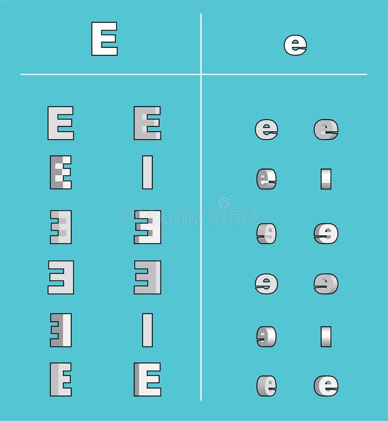 Lower Case E Stock Illustrations – 173 Lower Case E Stock Illustrations ...