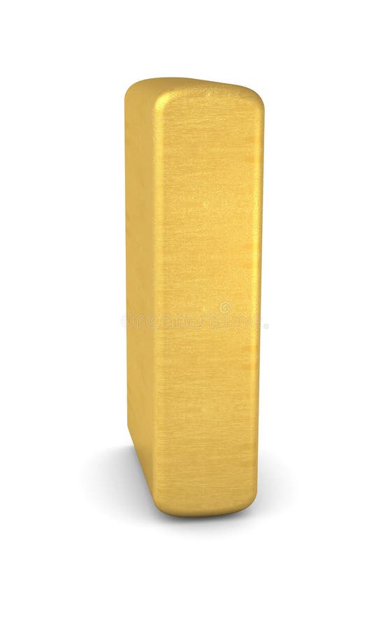 3d letter I gold stock illustration. Illustration of book - 152974974