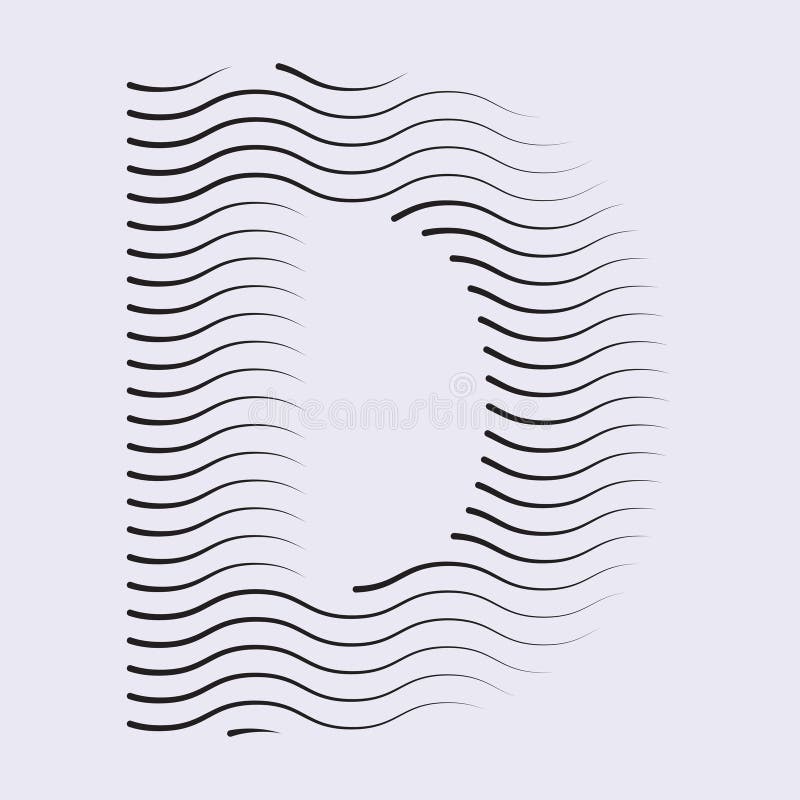 D LETTER ICON ALPHABET VECTOR Stock Vector - Illustration of mark ...