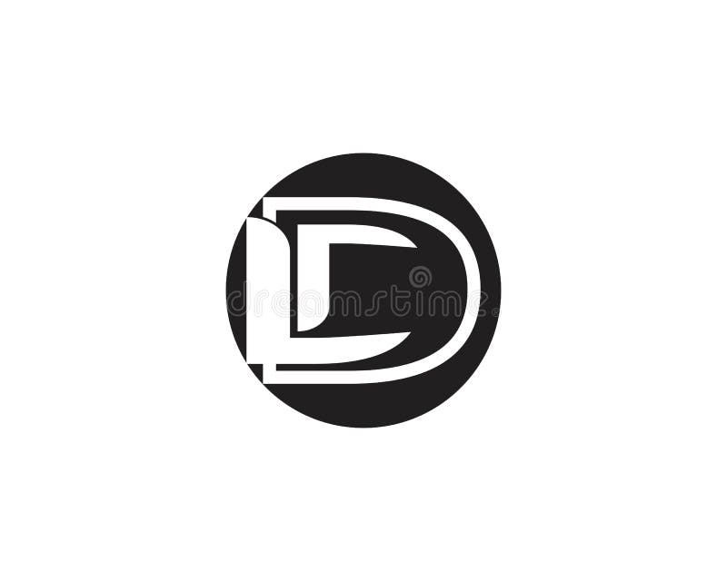 D Letter Icon and Symbol Vector Template Stock Illustration ...