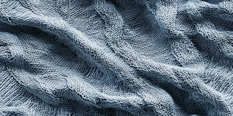 3D Light Blue Soft Fabric Seamless Texture Stock Illustration ...