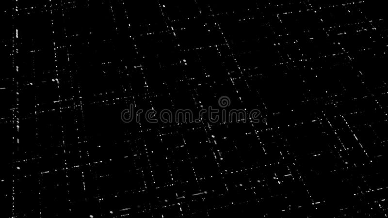 3d Light Grid on Black Background. Animation. Multi-level Grid in ...