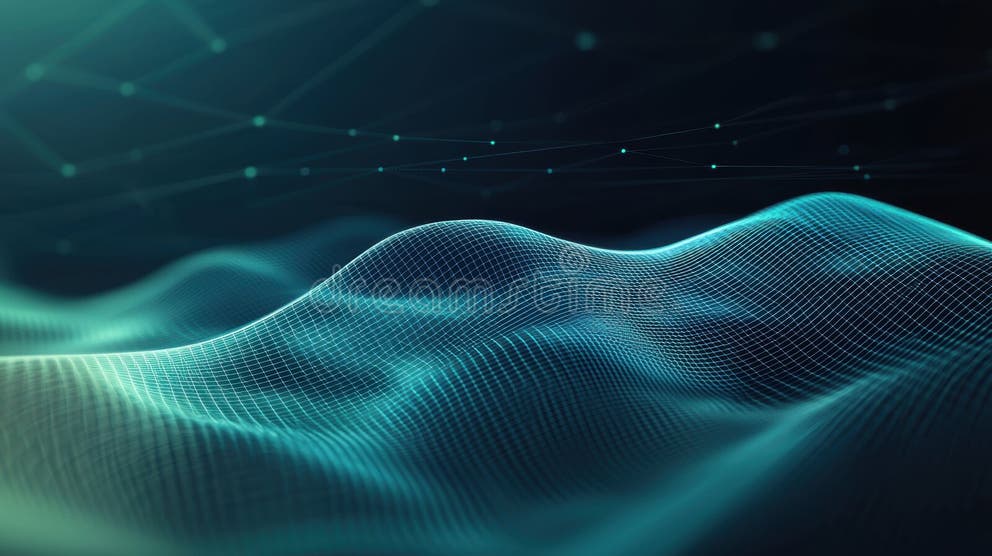 3D Line Graph Representing Global Data Consumption Trends 2010-2024 for ...