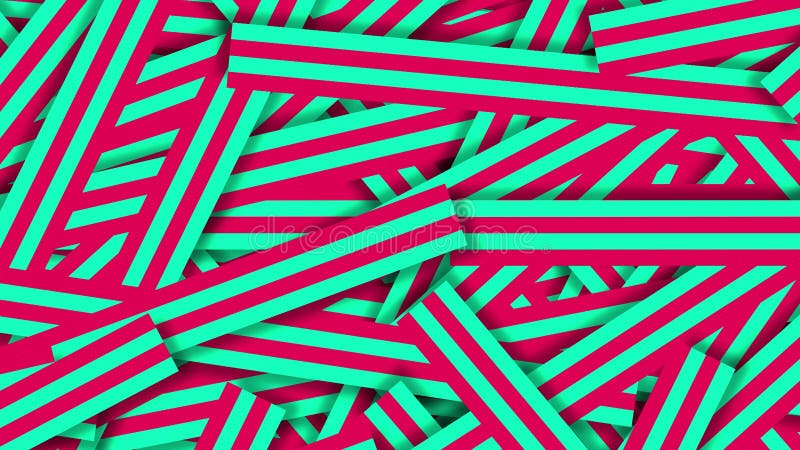 3d Line Illusion Loop Design Stock Footage - Video of animation, dark ...