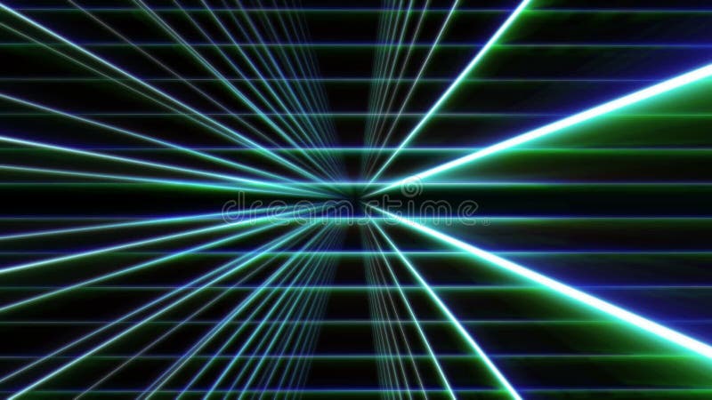 3d Line Neon Light in Space Stock Footage - Video of glow, cyberspace ...