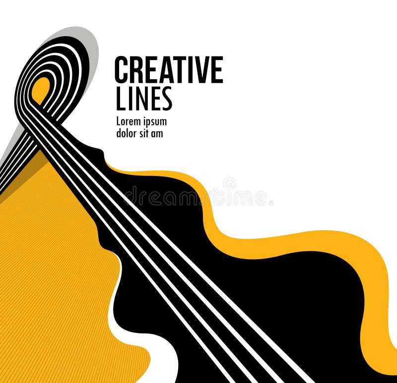 3D Lines in Motion Vector Abstract Background, Creative and Dimensional ...