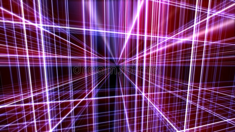 3d Lines Neon Background Abstract Stock Illustration - Illustration of ...