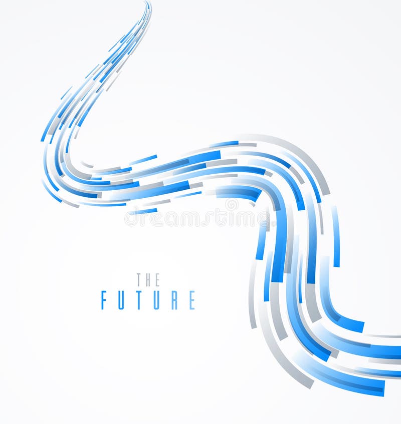 Future Technology Vector Drawing, Industrial Wallpaper. Graphic Stock ...