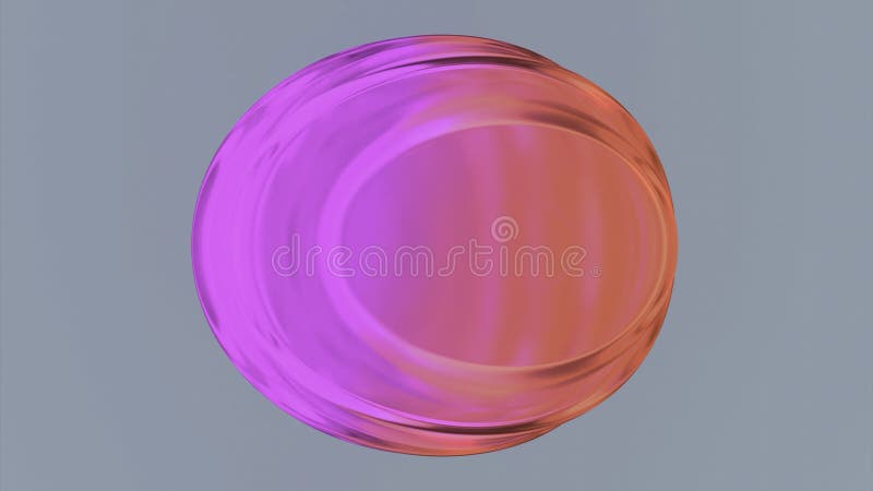 3D Liquid Ball with Moving Waves on Surface. Design. Colorful Ball ...