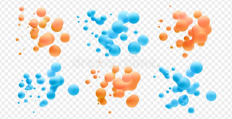3d liquid vector set. stock vector. Illustration of color - 315654234