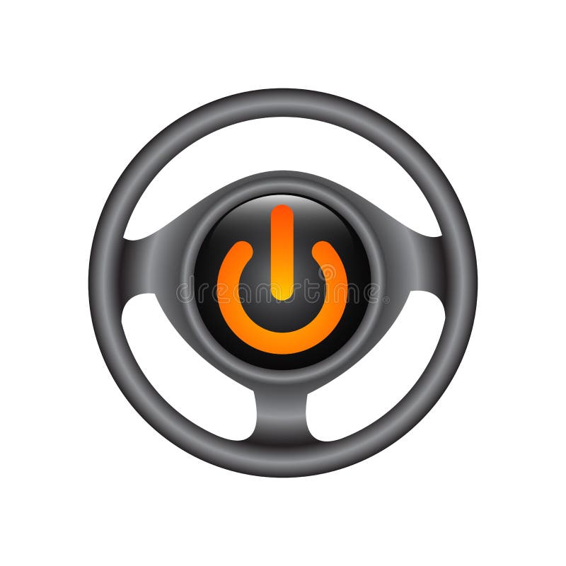 3d Logo of Chrome Power Button. Turn Off Icon Vector Isolated on Stock ...