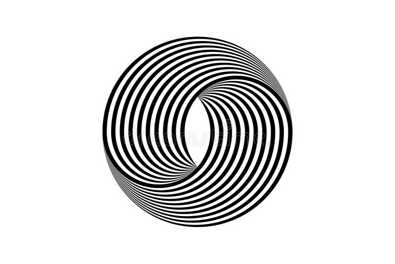 Op Art Circles Black White Stock Illustrations – 89 Op Art Circles ...