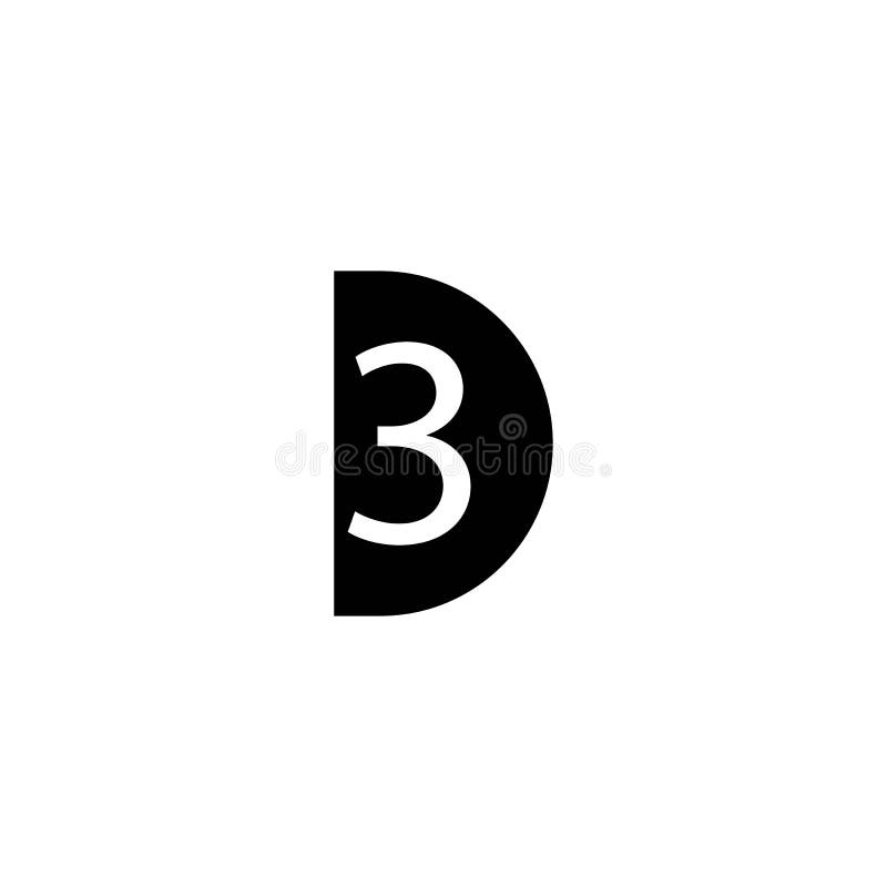 3 D Logo design stock vector. Illustration of logo, icon - 199263943