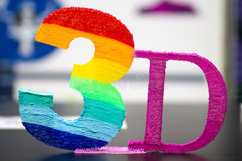 3D logo. Inscription 3D stock image. Image of reflection - 140676255