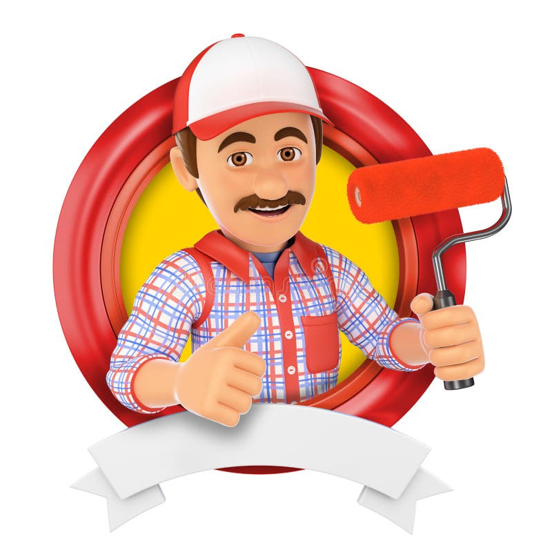 Painter Decorator Logo Stock Illustrations – 722 Painter Decorator Logo ...