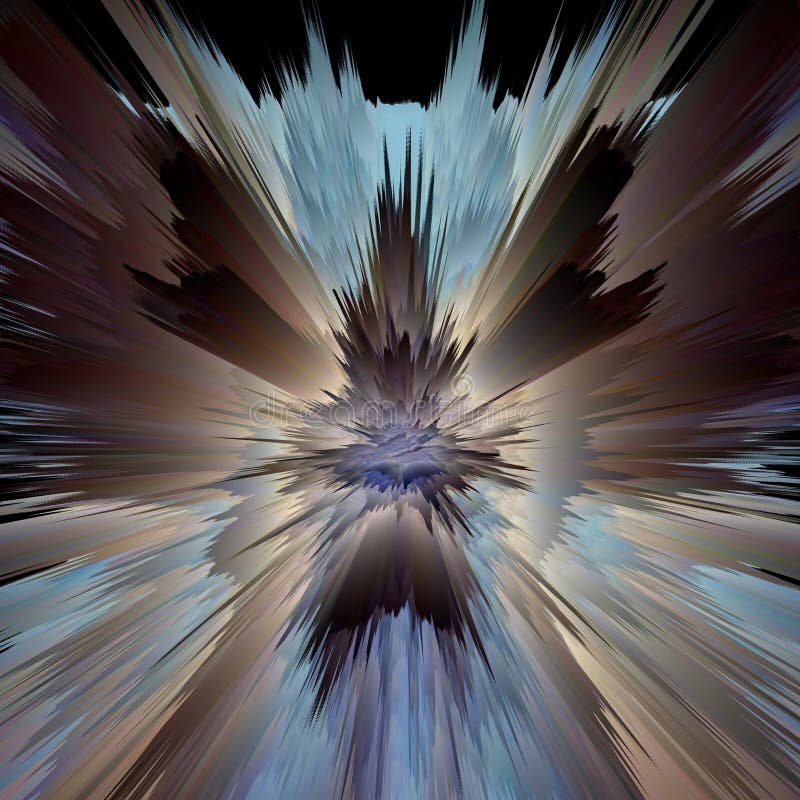 Abstract 3D Exploding Surface View of a Swimming Pool with Blue Water ...