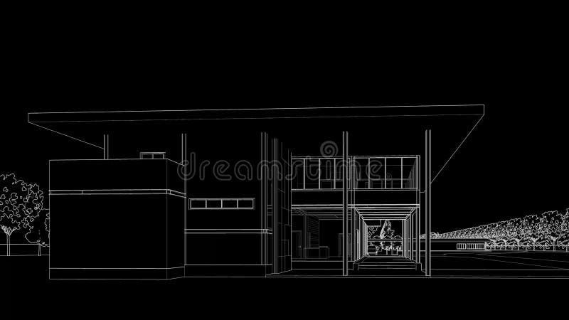 3D Looped Animation of Building Project Stock Video - Video of module ...