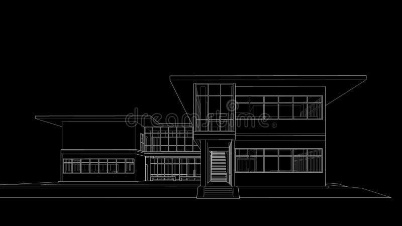 3D Looped Animation of Building Project Stock Video - Video of layout ...