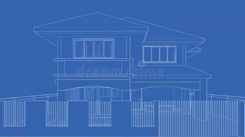 3D Looped Animation of Building Project Stock Footage - Video of looped ...