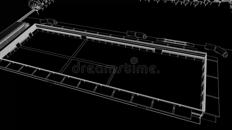 3D Looped Animation of Building Project Stock Video - Video of ...