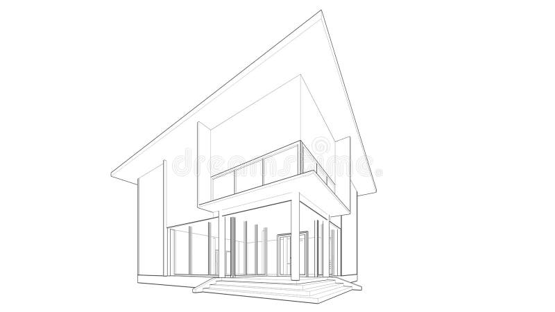 3D Looped Animation of Building Project Stock Video - Video of building ...